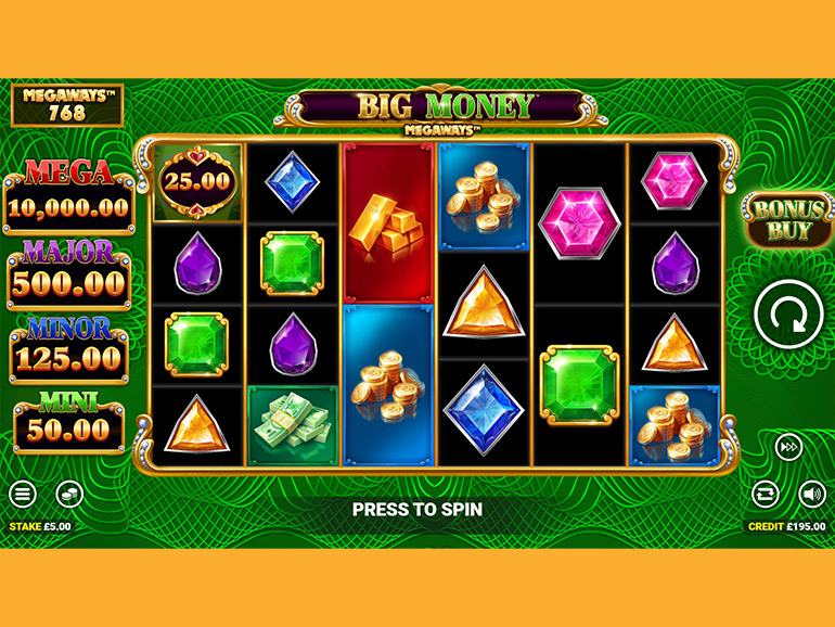 Big Money Megaways - Dynamic Slot Entertainment - Paddy Power™ Bingo