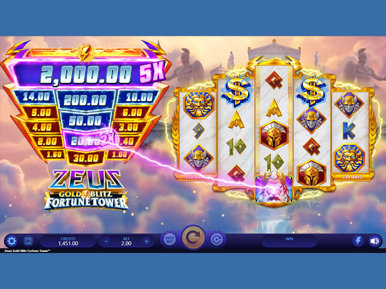 Zeus Gold Blitz Fortune Tower Slot Game - Play at Paddy Power™ Bingo