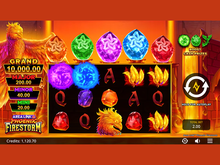 Area Link Phoenix Firestorm Slot Game - Paddy Power™ Games