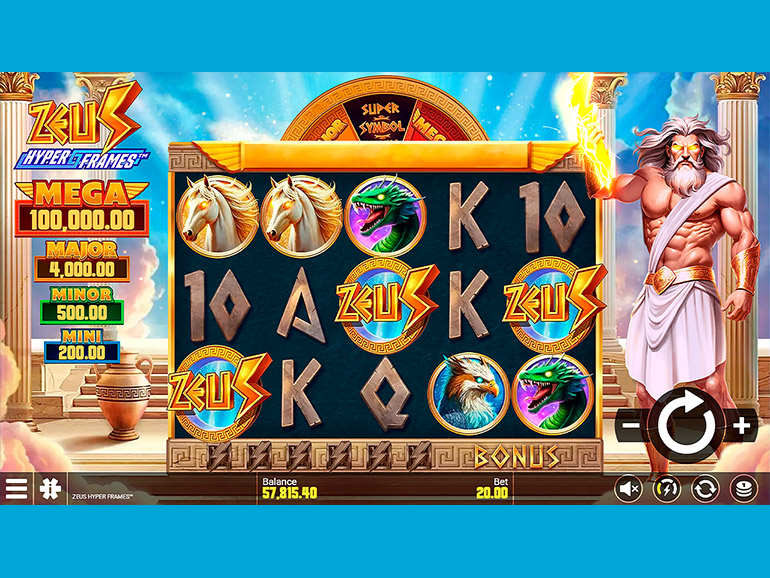 Zeus Hyper Frames Slot Game - Real Money Play at Paddy Power™ Bingo