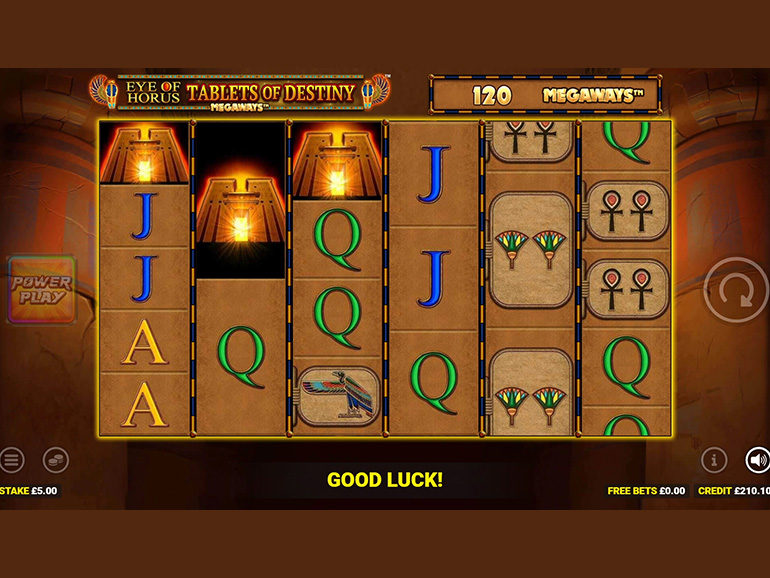 Eye of Horus Tablets of Destiny Megaways Online | Play Slot Games at ...